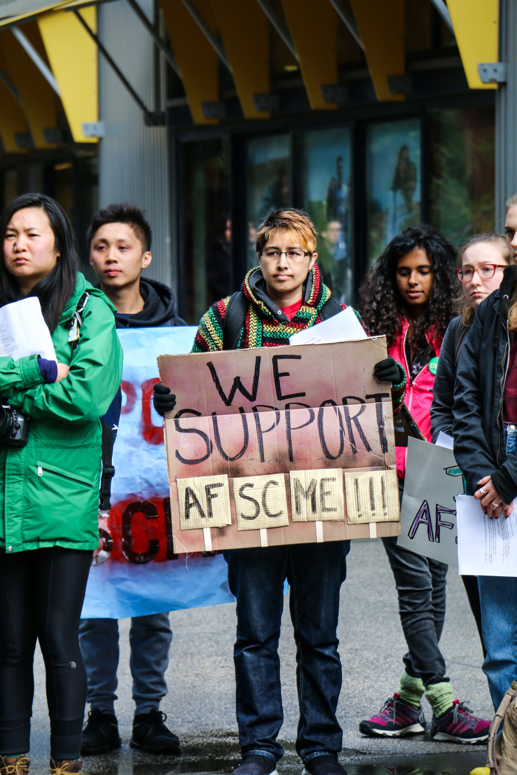 Union Coalition Protests Janus v. AFSCME Case - City on a Hill Press