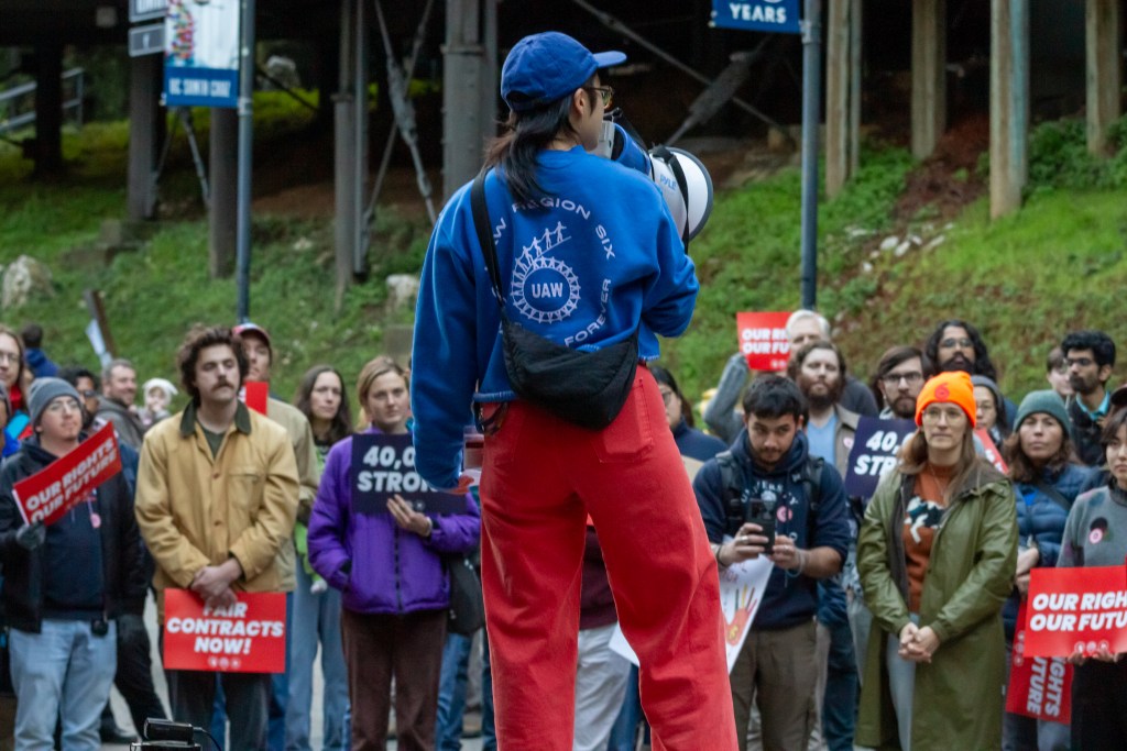 Three UC Worker Unions Rally for New Contract Demands - City on a Hill ...